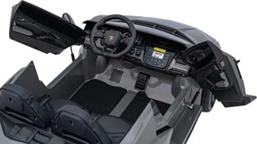 Elektrické autíčko Lamborghini Revuelto XL šedé