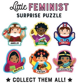Mudpuppy Puzzle s překvapením Feminist 70 dílků