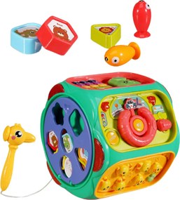 LEAN Toys Vzdělávací interaktivní kostka multifunkční 8v1