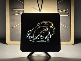 Li-Go "VW brouk" lampa 19x19 cm provedení povrchu: bříza