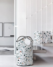 Koš na prádlo venetian terrazzo (80l)