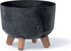 PRO Květináč GRACIA BETON EFFECT 23,8 cm antracit