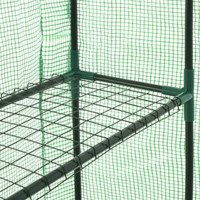 Skleník S 12 Policemi Ocel 143 X 214 X 196 Cm