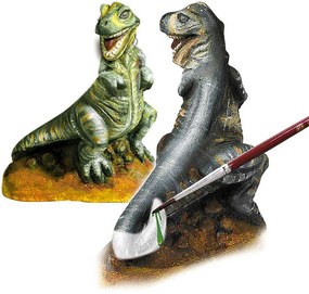 SES CREATIVE Sádrový T-Rex kreativní set k odlévání z gumové formy 01283
