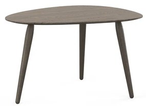 Odkládací stolek Play Trioval z dubového masivu- Ø75 Rozměry:: 75x32cm, typ dřeva:: tmavý dub