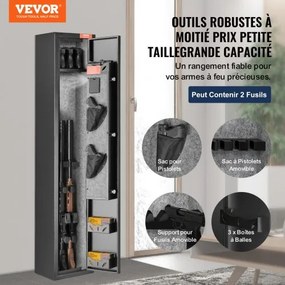 Gun Safe Trezor pro pušky s digitální klávesnicí a zámkem pro 3 pušky a 4 pistole