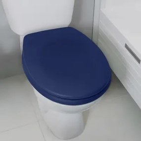Spirella NEELA WC prkénko matné tmavě modré / soft-close / duroplast