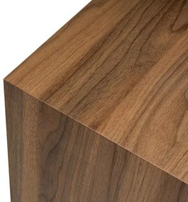 Designový odkládací stolek Taliesin 45 cm vzor ořech