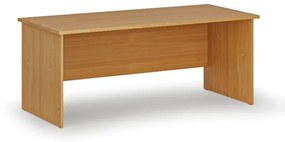 Kancelářský psací stůl rovný PRIMO WOOD, 1800 x 800 mm, buk