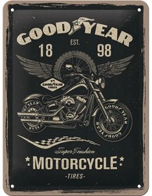 Postershop Plechová cedule: Good Year (Motorcycle) - 20x15 cm