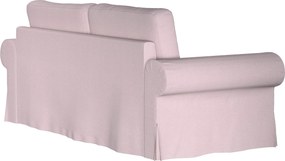 Potah na pohovku IKEA Backabro,  3-místná, rozkládací barva růžová látka pletený vzor