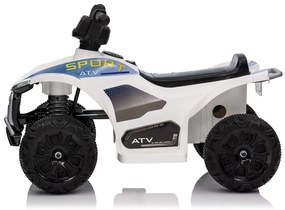 Elektrické autíčko QUAD Kids E-ATV bílé