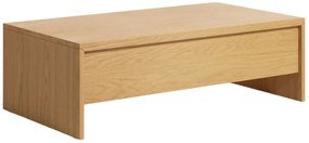 OnaDnes -20% Vyklápěcí dubový konferenční stolek Kave Home Abilen 110 x 60 cm