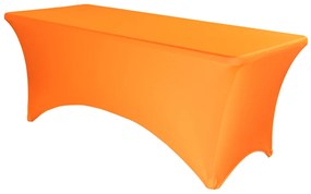 Elastický potah EXTREME na skládací stůl 180-183x76 cm VÍCE BAREV Barva ubrusu: ORANŽOVÁ / ORANGE