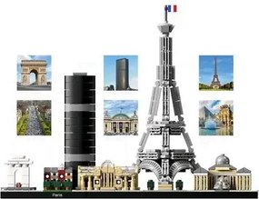 LEGO® Architecture 21044 Paříž / Počet dílků: 649 / od 12 let