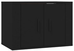 Nástěnná TV skříňka černá 57 x 34,5 x 40 cm