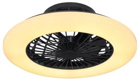 Globo 03628B - LED Stmívatelné stropní svítidlo s ventilátorem LED/30W/230V + DO