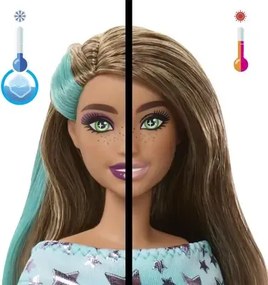 Mattel Barbie party reveal barbie - tyrkysová / od 3 let