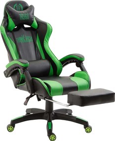 Kancelářská židle Ignite umělá kůže – černá/zelená