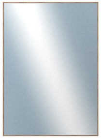 DANTIK - Zarámované zrcadlo - rozměr s rámem cca 50x70 cm z lišty Hliník wenge | P273-515 (7273515)