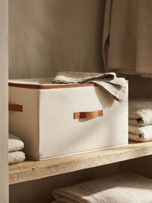Sinsay - Úložný box s víkem na zip - béžová