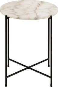 Kulatý odkládací stolek s mramorovou deskou ø 42 cm Avila – Actona