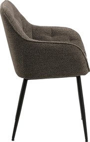 ACTONA GROUP Jídelní židle BROOKE taupe z látky Monza 2 kusy 0000107643