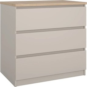 Krémová komoda 77x76x50 cm Naia – Tvilum