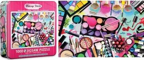 EUROGRAPHICS Puzzle Paleta barev: Makeup v plechové krabičce / 1000 dí