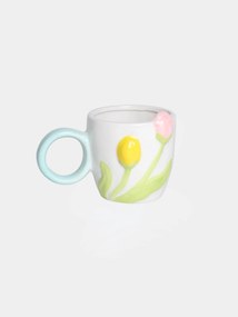 Sinsay - Hrnek s motivem tulipánů - vícebarevná