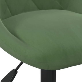 Barová židle tmavě zelená samet 335341