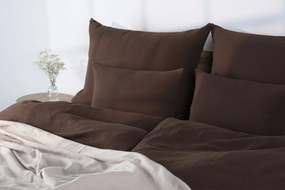 Celoroční mušelínové povlečení Chocolate - GOTS Velikost: 140 x 200 + 70 x 90