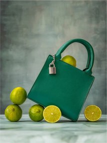 Monika Drapáková | Zelená harmonie Rám: Černý, Velikost: 30 x 20 cm