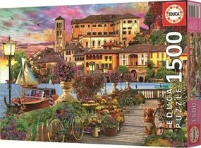 EDUCA Puzzle Italská promenáda / 1500 dílků / od 14 let