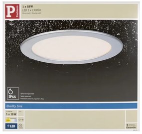 Paulmann 92075 - LED/18W IP44 Koupelnové podhledové svítidlo QUALITY LINE 230V