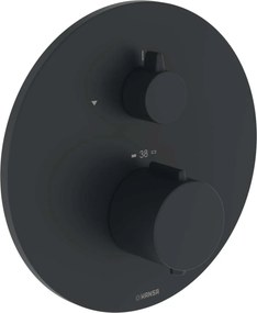 Hansa EasyTherm - Termostatická sprchová baterie pod omítku, matná černá 8861924533