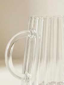 Sinsay - Rýhovaný džbán s uchem - clear