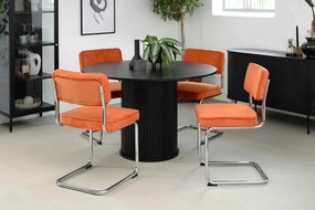 Designový jídelní stůl Vasiliy 120 cm černý dub