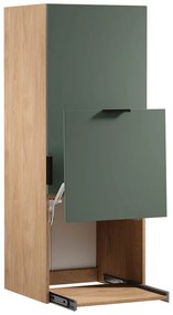 SORENTO pg | horní skříňka N60N multifunkční nástavec | 60 cm | PRAVÁ | puccini/zelená