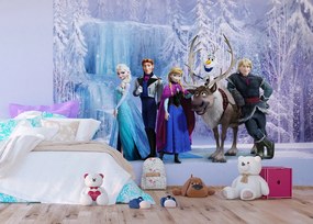 Vliesová fototapeta Kouzelné Ledové království Všichni Spolu, Disney | 360 x 270 cm | DFTDNXXL5037