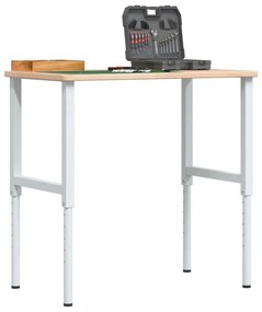 Pracovní stůl 100 x 60 x (71,5–98) cm masivní dub obdélníkový 3309700