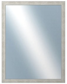 DANTIK - Zarámované zrcadlo - rozměr s rámem cca 70x90 cm z lišty ANDRÉ velká stříbrná (3157)