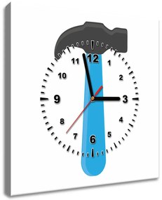 Gario Obraz s hodinami Kladivo Rozměry: 40 x 40 cm