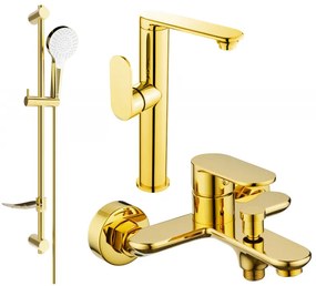 Mexen Milo DF05 sada vanova, zlatá - 713153DF05-50