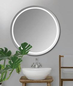 Sapho Sapho, NYX kulaté zrcadlo s LED osvětlením, ø 70cm, NY700