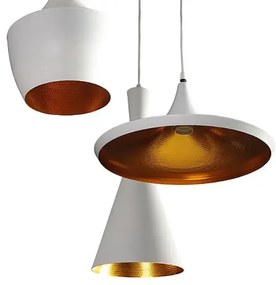 Designový lustr Mix bílé/zlaté
