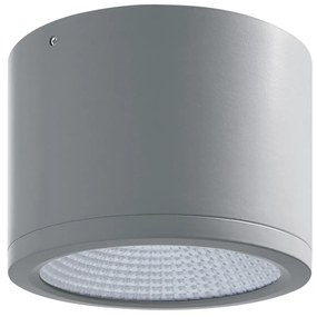 Indeluz 805C-L3335B-03 přisazené stropní LED svítidlo Buis L, šedé, 32W, 4000K, ø16cm