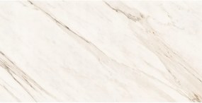 Mexen Angelo White gres glazovaný rekt. G1, dlaždice podlahová-nástěnná 120 x 60 cm, lesk - TL156-120-060-00