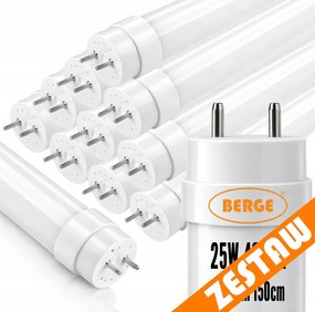 10x LED trubice 150cm 25W 2500lm 4000K - neutrální bílá
