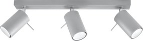 Sollux Lighting Stropní svítidlo RING 3 šedé